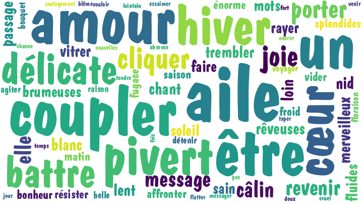 Poème Couple: Sur L’aile Délicate (206168)