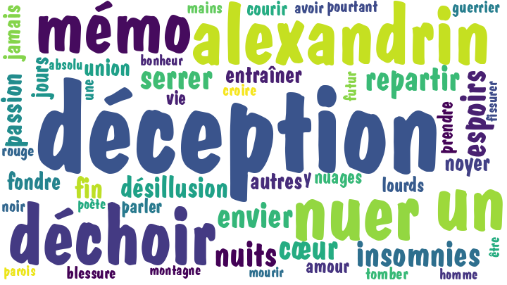 Poème Déception: Un Alexandrin (204921)