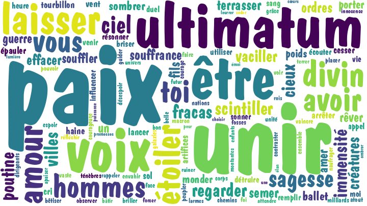 Poème Paix: Ultimatum Divin (214364)