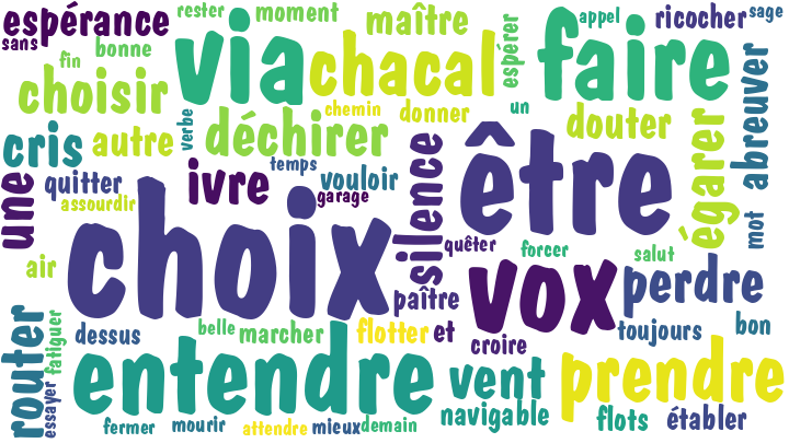 Poème Choix: Via… Vox… (214581)